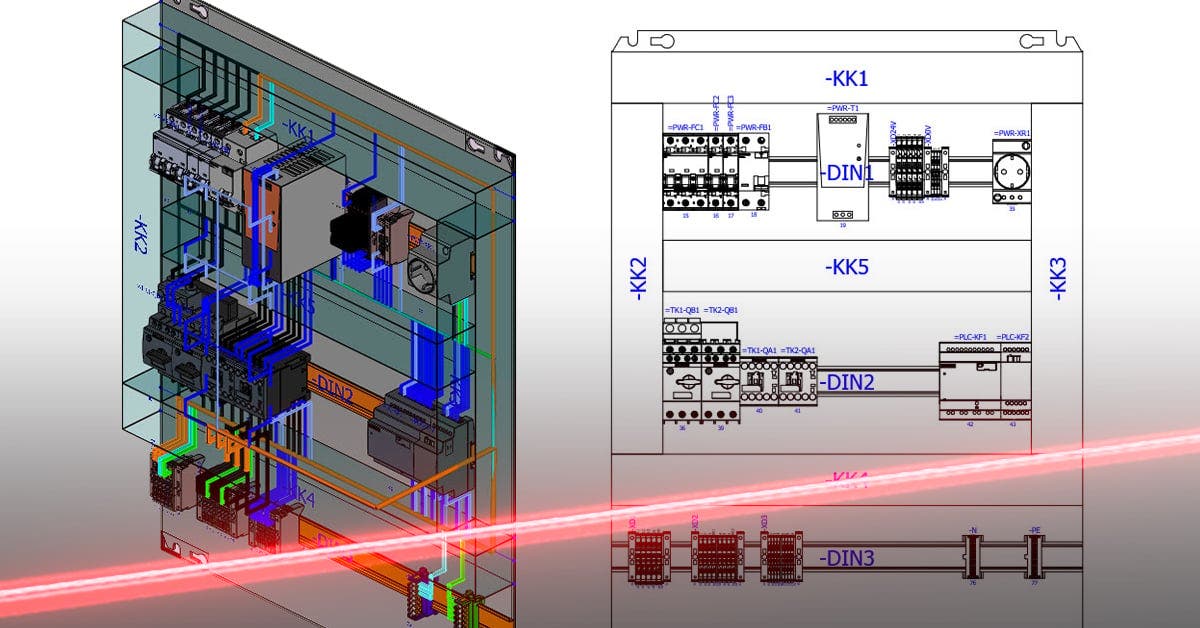 Podpora výroby rozváděčů pomocí produktů platformy Eplan